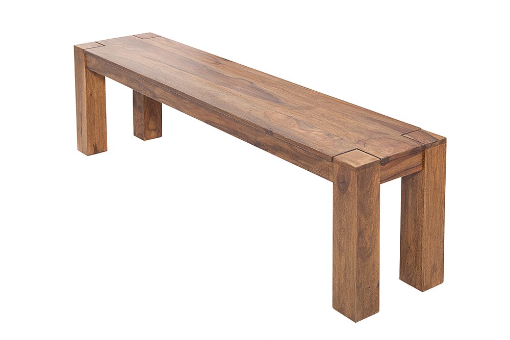 Reto Sheesham Wood Bench For Dining Room Furniture – Demiwall