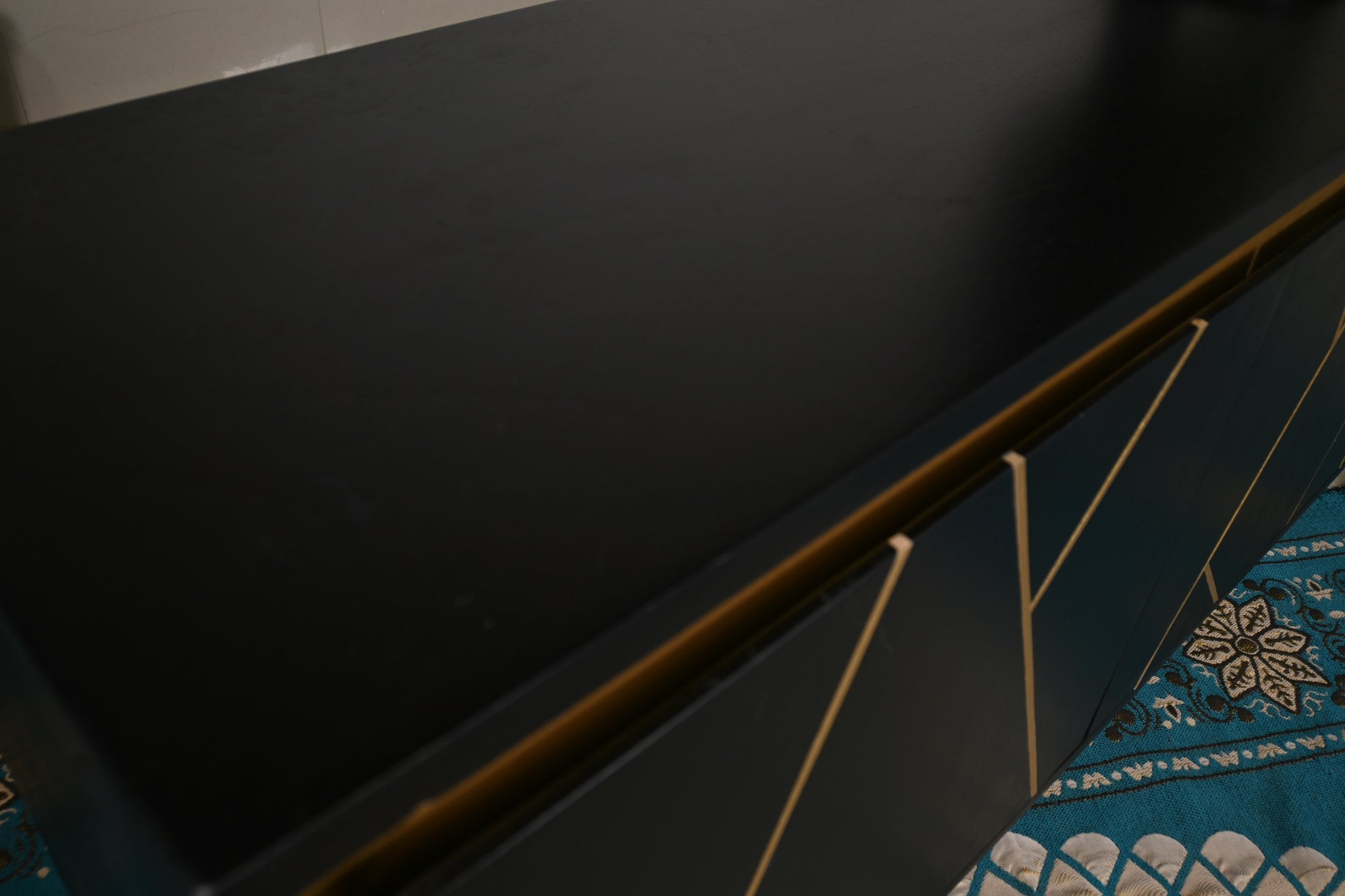 Liv Mango Wood Tv-Unit In Walnut Finish For Living Room Furniture ...